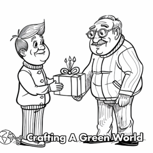 Happy Birthday Grandpa Coloring Pages - Free & Printable!