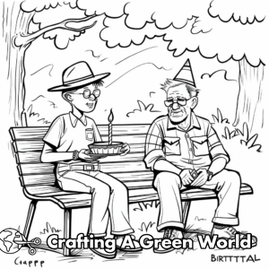 Happy Birthday Grandpa Coloring Pages - Free & Printable!