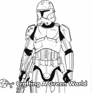 Clone Trooper Coloring Pages - Free & Printable!