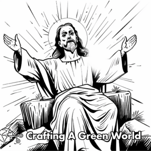 He Is Risen Coloring Pages - Free & Printable!