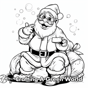 Funny Christmas Coloring Pages - Free & Printable!