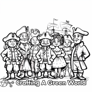 13 Colonies Coloring Pages - Free & Printable!