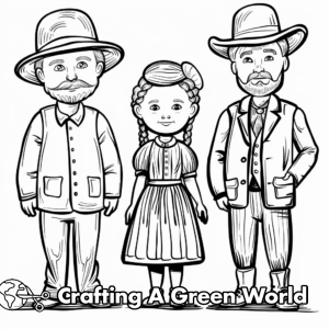 Pioneers Coloring Pages - Free & Printable!