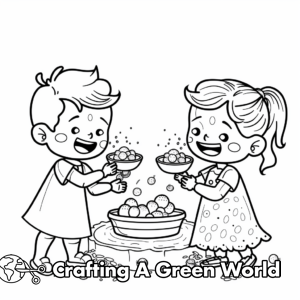 Holi Coloring Pages - Free & Printable!