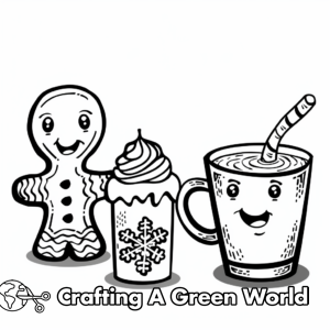 Hot Chocolate Coloring Pages - Free & Printable!
