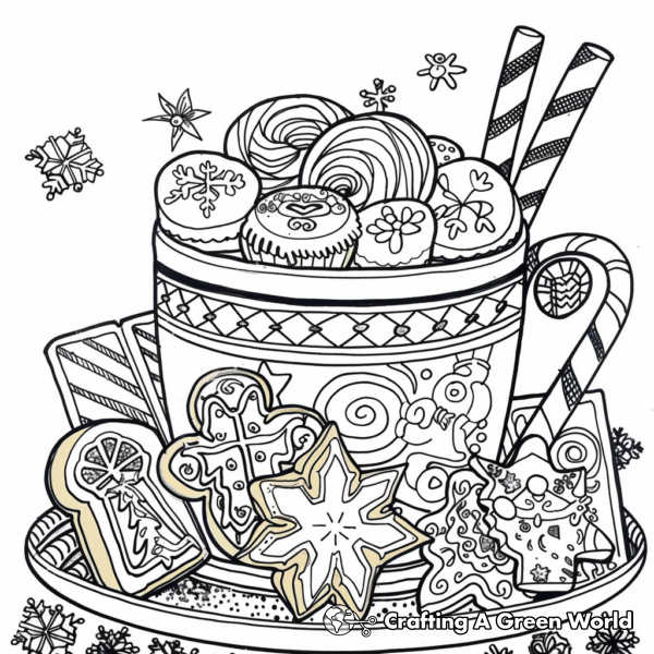 Hot Chocolate Coloring Pages - Free & Printable!