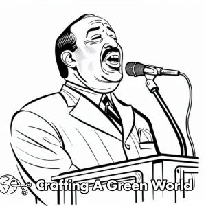 I Have A Dream Coloring Pages - Free & Printable!