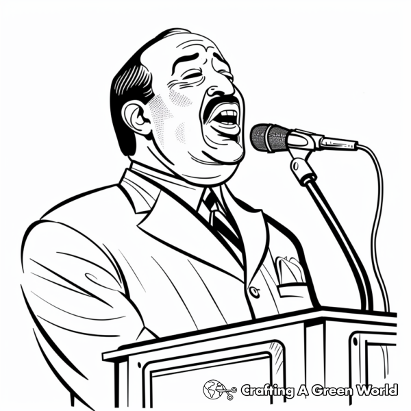I Have A Dream Coloring Pages - Free & Printable!