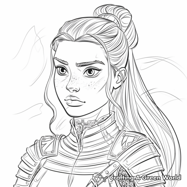 Joan Of Arc Coloring Pages - Free & Printable!