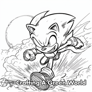 Sonic Boom Sonic Coloring Pages - Free & Printable!