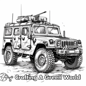 Four Wheeler Coloring Pages - Free & Printable!