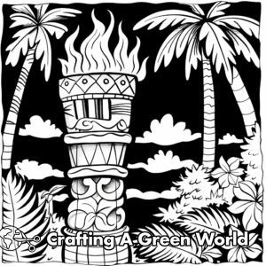 Luau Coloring Pages - Free & Printable!