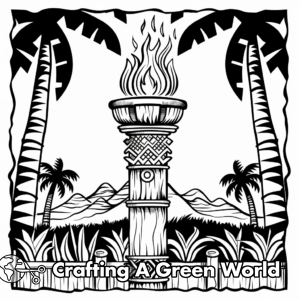 Luau Coloring Pages - Free & Printable!