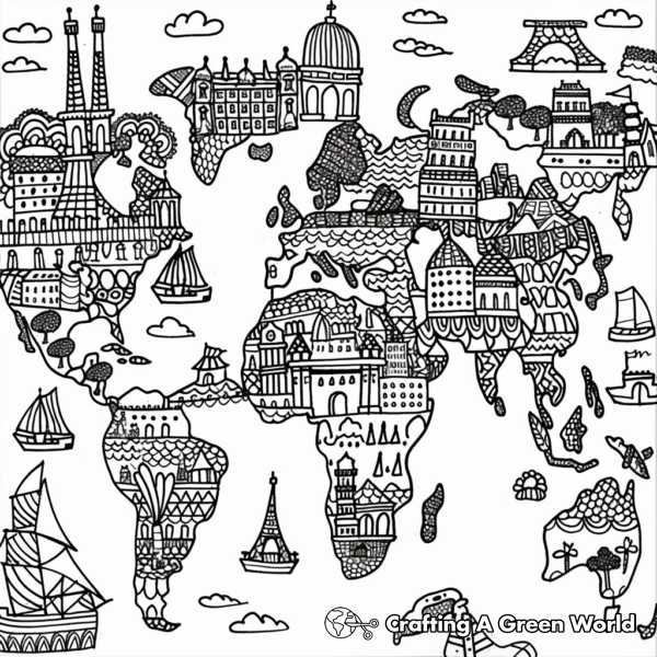 World Coloring Pages - Free & Printable!