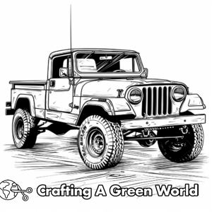 Jeep Coloring Pages - Free & Printable!