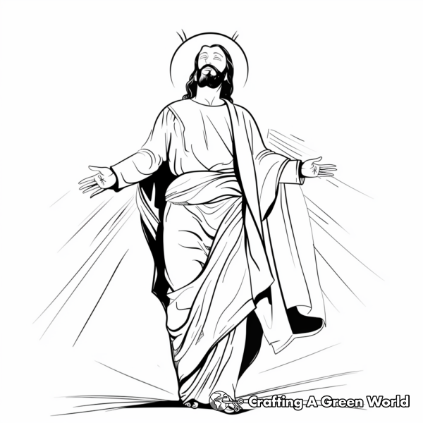 Transfiguration Coloring Pages - Free & Printable!