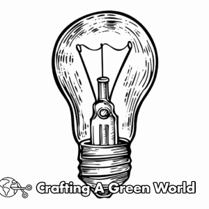 Light Bulb Coloring Pages - Free & Printable!
