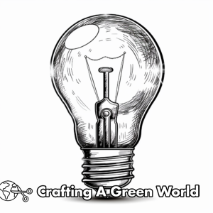 Light Bulb Coloring Pages - Free & Printable!