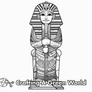 Pharaoh Coloring Pages - Free & Printable!