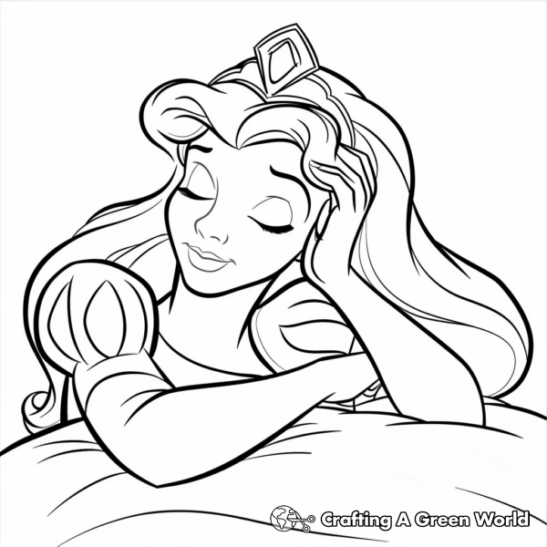 Sleeping Beauty Coloring Pages - Free & Printable!