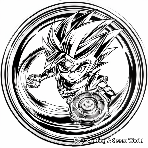 Beyblade Coloring Pages - Free & Printable!