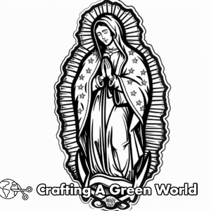 Virgen De Guadalupe Coloring Pages - Free & Printable!