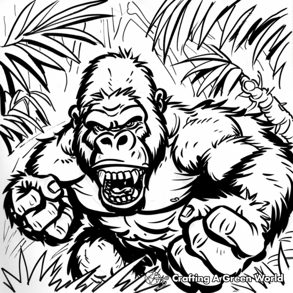 King Kong Coloring Pages - Free & Printable!