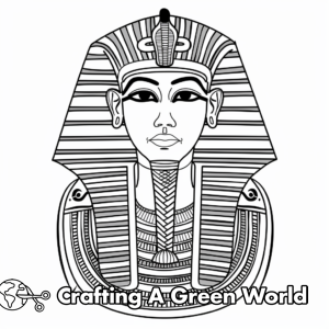 King Tut Coloring Pages - Free & Printable!