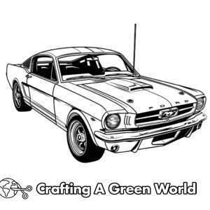 Ford Mustang Coloring Pages - Free & Printable!