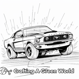 Ford Mustang Coloring Pages - Free & Printable!