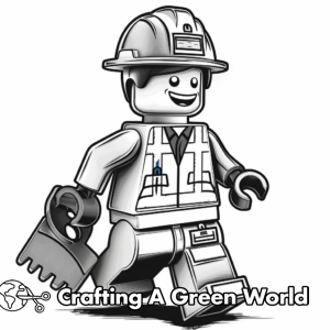 Lego Man Coloring Pages - Free & Printable!
