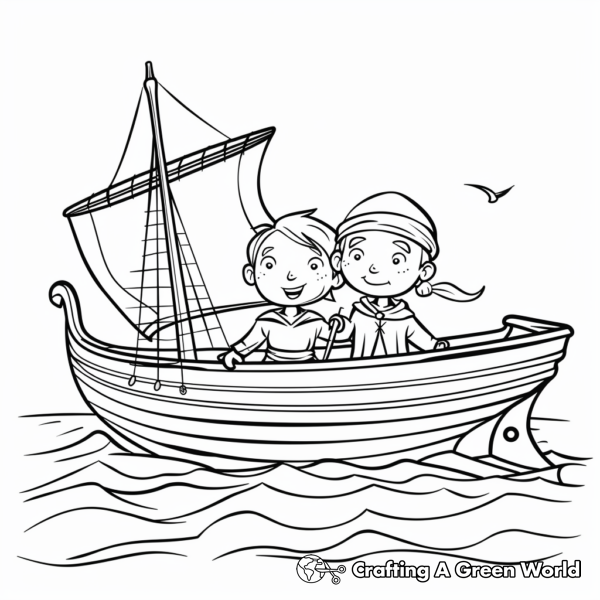 Mayflower Coloring Pages - Free & Printable!