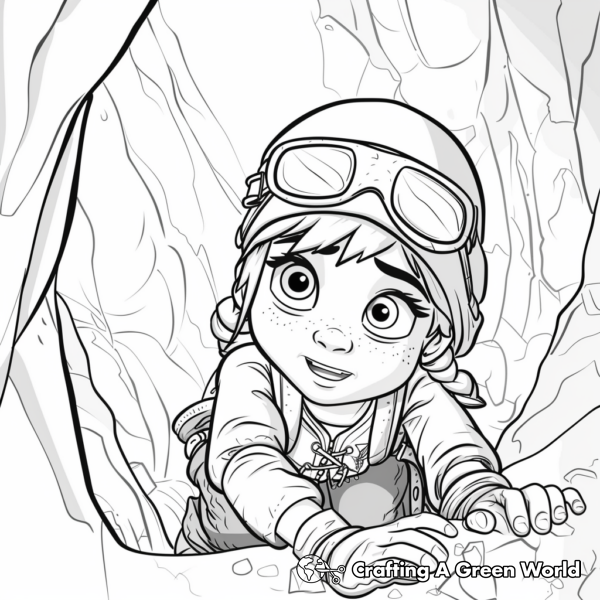 Frozen Little Anna Coloring Pages - Free & Printable!