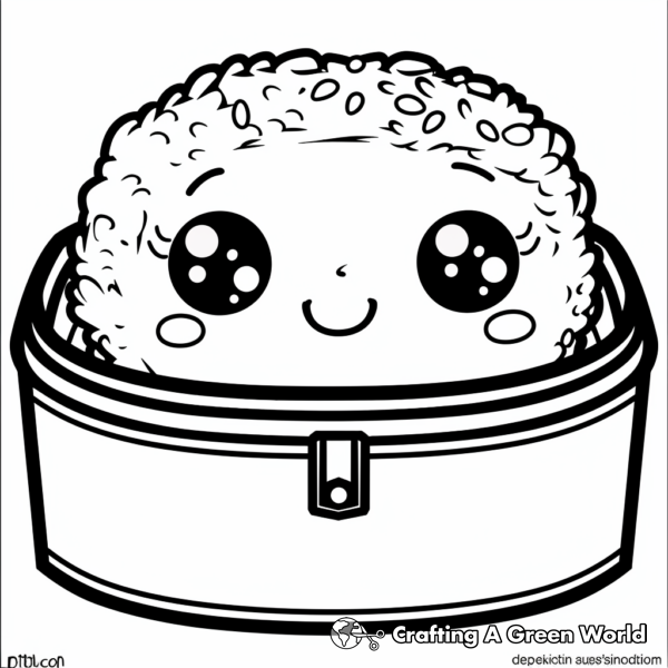 Simple Kawaii Food Coloring Pages - Free & Printable!