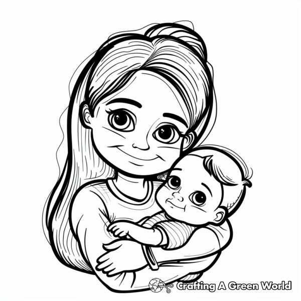 Free Online Mother's Day Coloring Pages - Free & Printable!