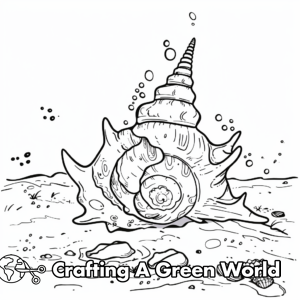 Seashell Coloring Pages - Free & Printable!