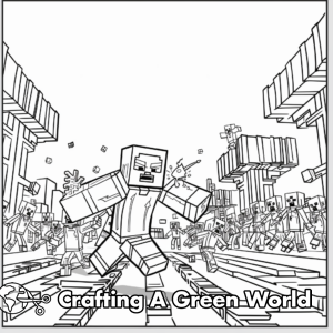 Minecraft Steve Coloring Pages - Free & Printable!
