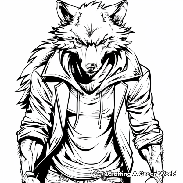 Werewolf Coloring Pages - Free & Printable!