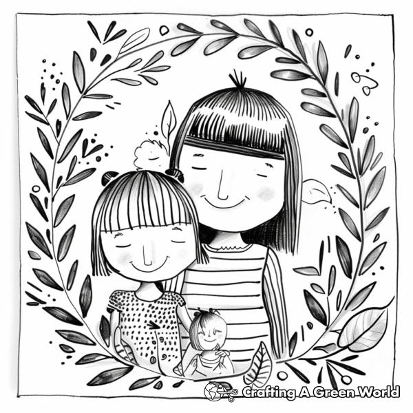 Mother's Day Card Coloring Pages - Free & Printable!