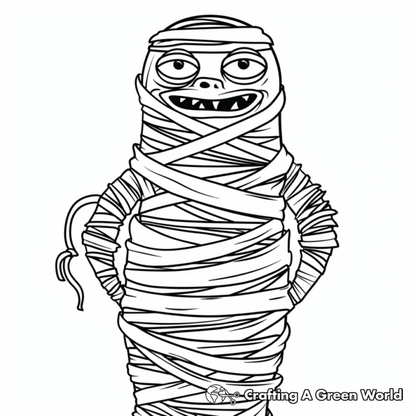 Mummy Coloring Pages - Free & Printable!