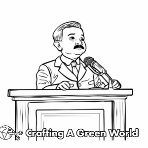 I Have A Dream Coloring Pages - Free & Printable!