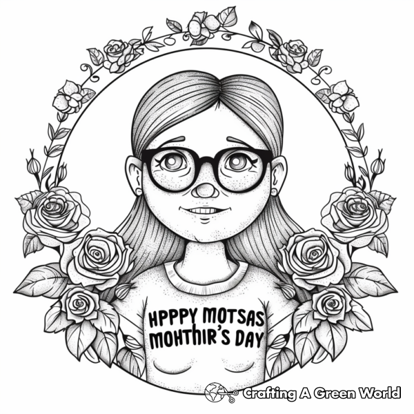 Happy Mothers Day Grandma Coloring Pages - Free & Printable!
