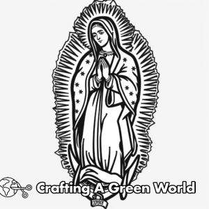 Virgen De Guadalupe Coloring Pages - Free & Printable!