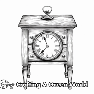 Clock Coloring Pages - Free & Printable!
