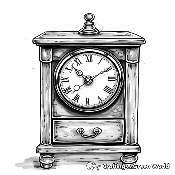 Clock Coloring Pages - Free & Printable!
