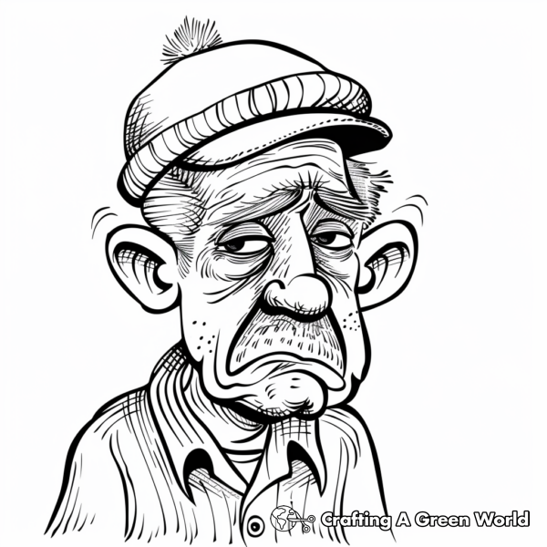 Sad Coloring Pages - Free & Printable!