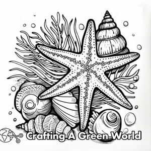 Seashell Coloring Pages - Free & Printable!