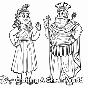 Toga Coloring Pages - Free & Printable!