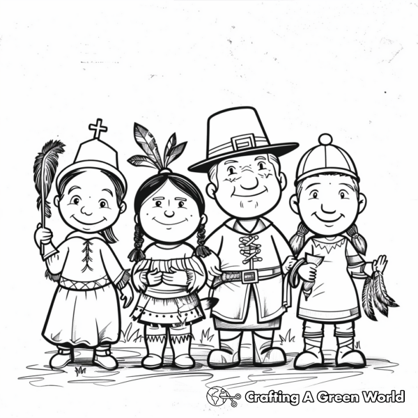 Christian Thanksgiving Coloring Pages - Free & Printable!