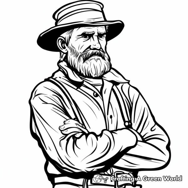 Pioneers Coloring Pages - Free & Printable!